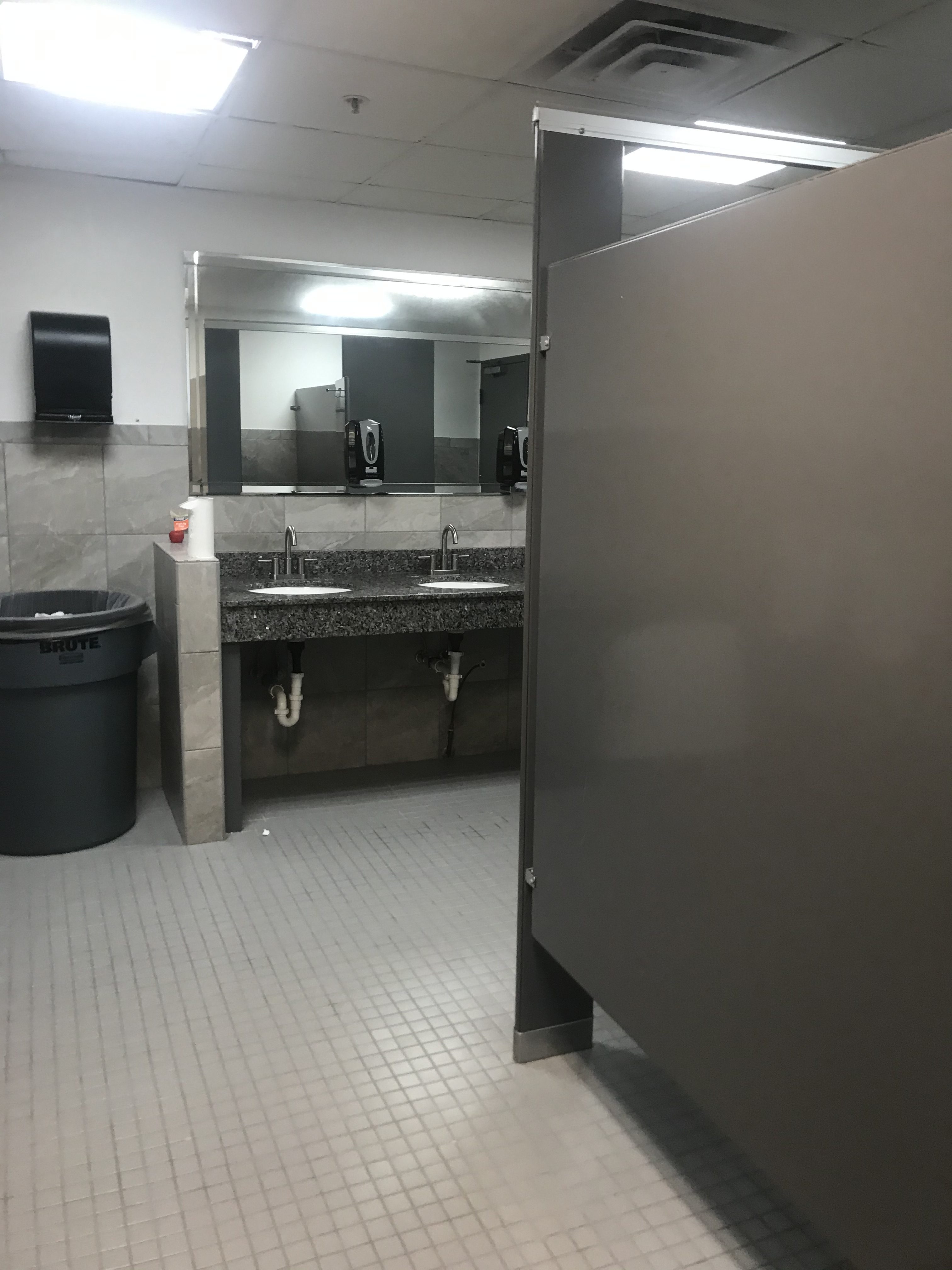 Example bathroom entry – Clean Floors & Locking Doors